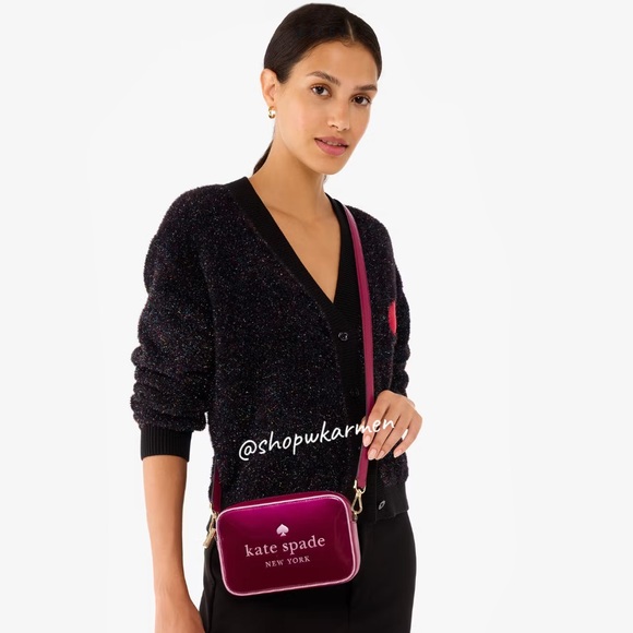 kate spade | Bags | Kate Spade Signature Oh Snap Mini Camera Bag ...